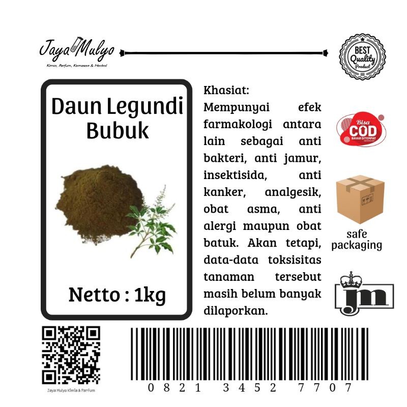 Jual Daun Legundi Bubuk (1kg) | Shopee Indonesia