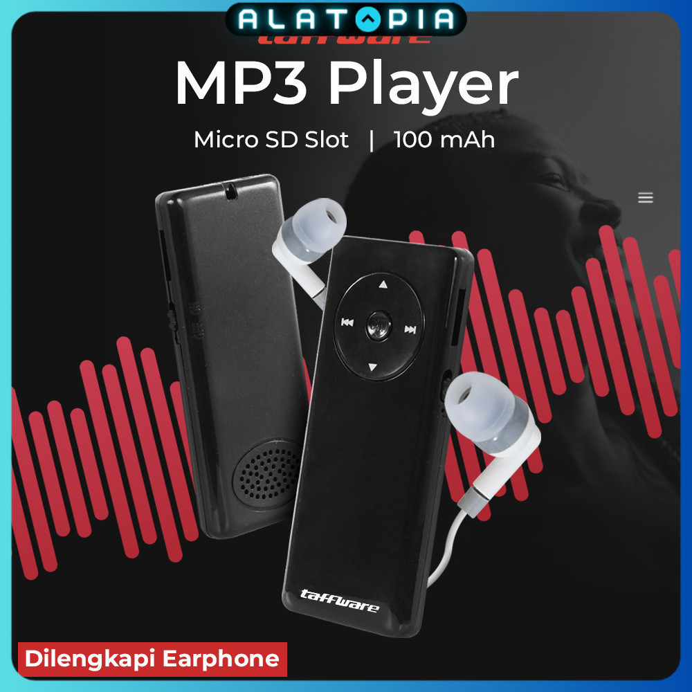 Jual Taffware MP3 Player Walkman Micro SD Slot 100mAh - JM-003 | Shopee Indonesia