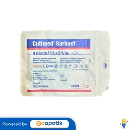 Jual Cutimed Sorbact Swab 4 Cm X 6 Cm 1 Piece | Shopee Indonesia