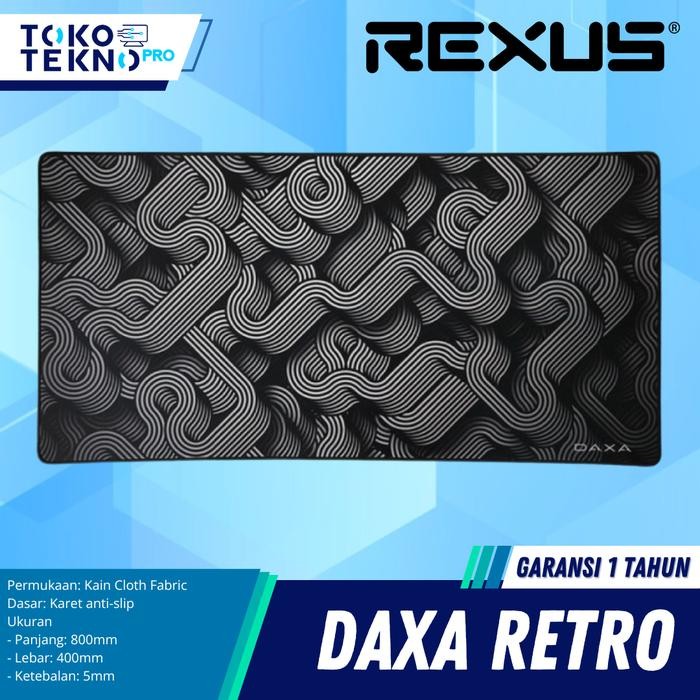 Jual Rexus Daxa Retro Gaming Mousepad Cloth XL Mouse Kain - Retro ...