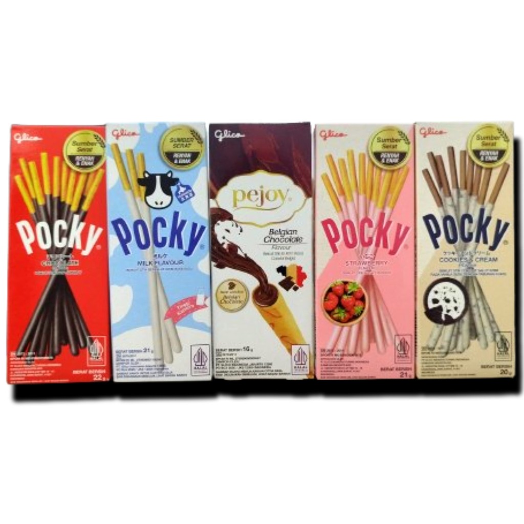 Jual GLICO POCKY PEJOY 20/21gr kemasan kecil /Half Size | Shopee Indonesia