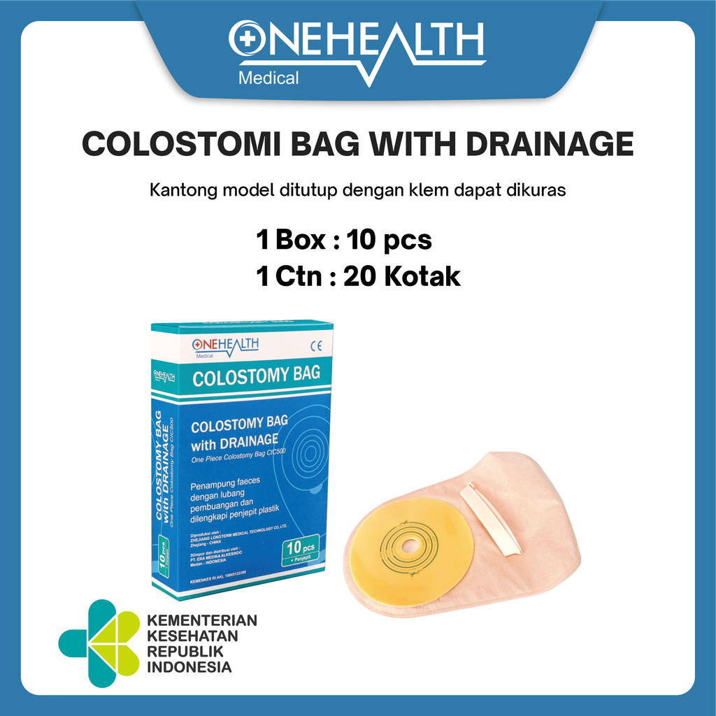Jual Onehealth Colostomy Bag Kantong kolostomi Alat Menampung Fases ...