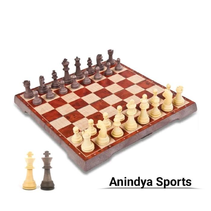 Jual Catur Magnet Besar Premium UB Magnetic Chess Set Game Board - Size ...
