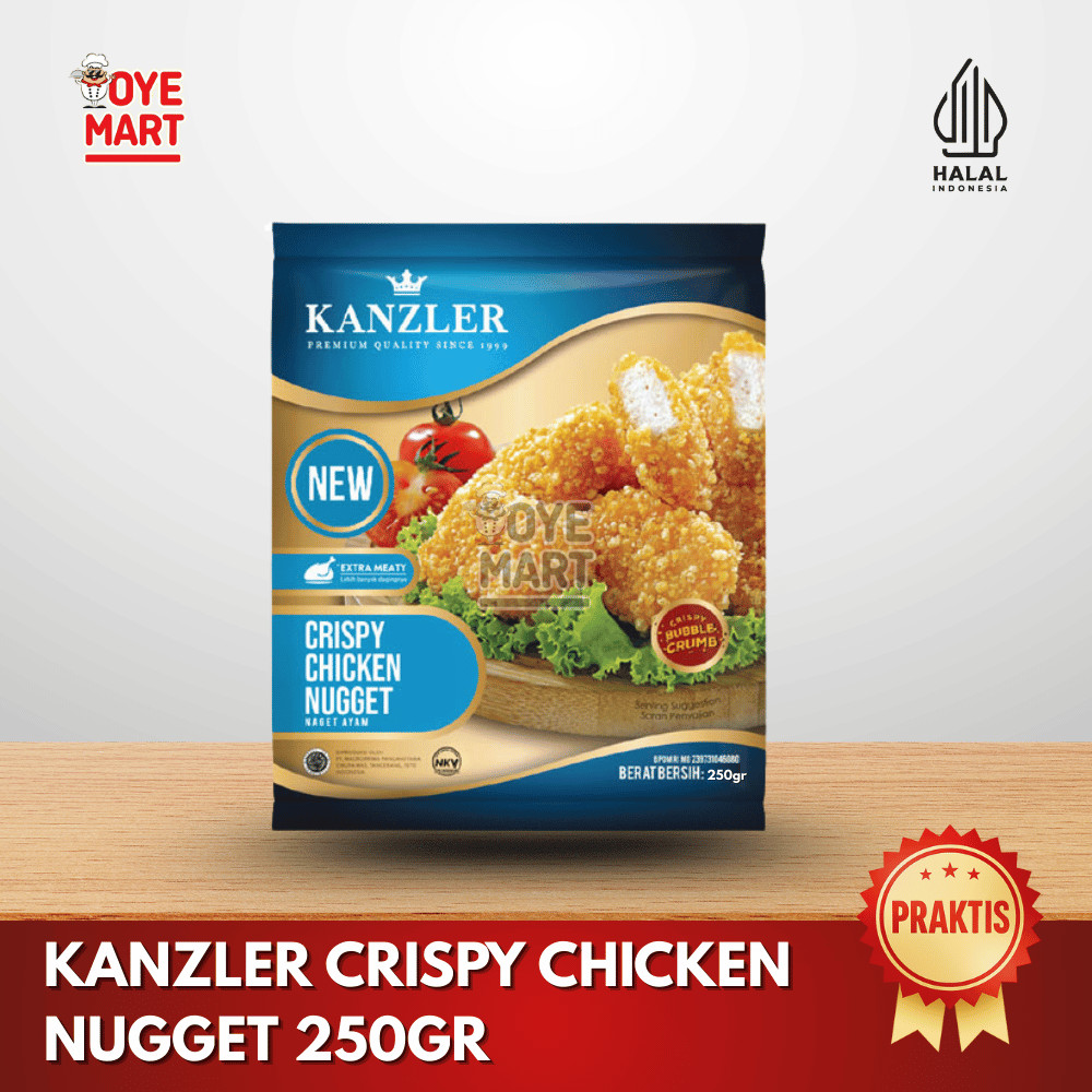 Jual KANZLER CRISPY CHICKEN NUGGET 250GR / NAGET AYAM / NAGET BUBBLE ...