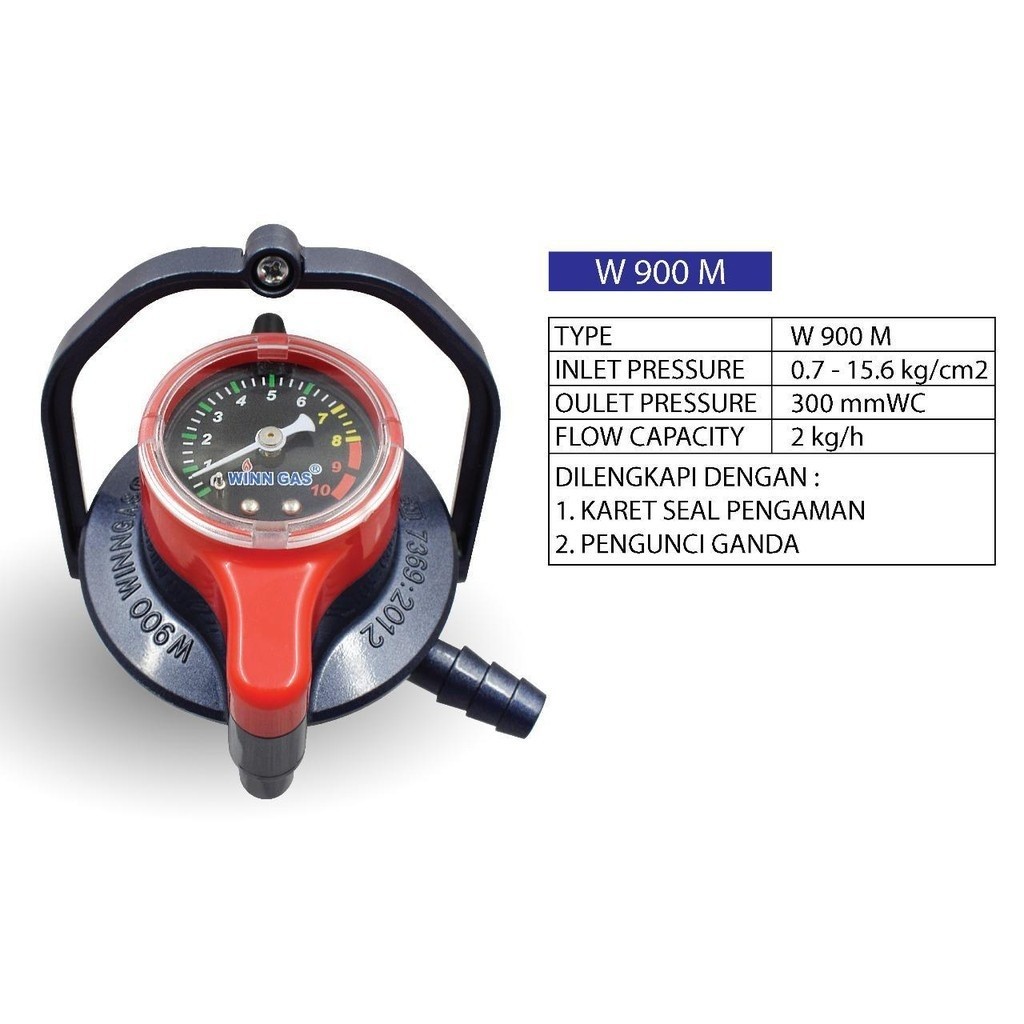 Jual REGULATOR Winn Gas Regulator W900M + Double Lock System - SUPER AMAN - Garansi 5 Tahun W ...