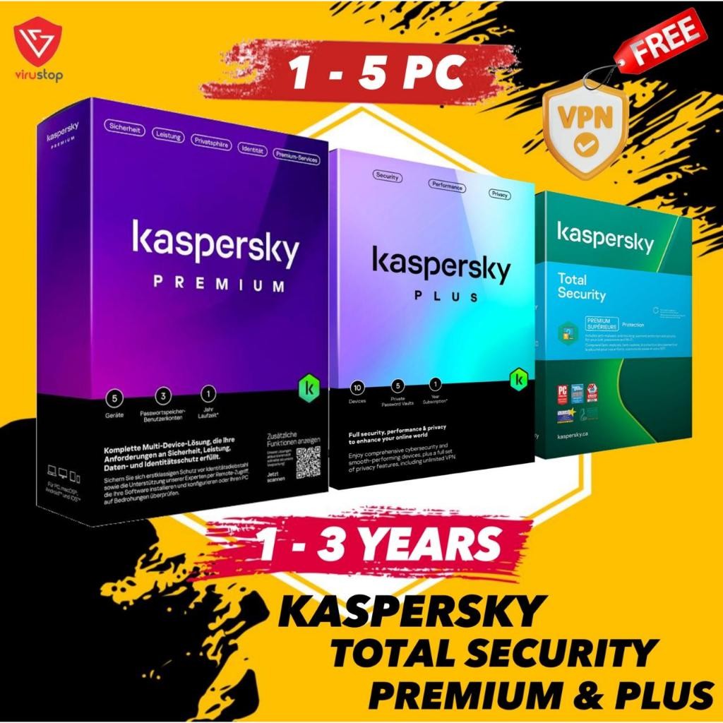Jual Kaspersky Total Security | Plus | Premium Latest Version Original ...