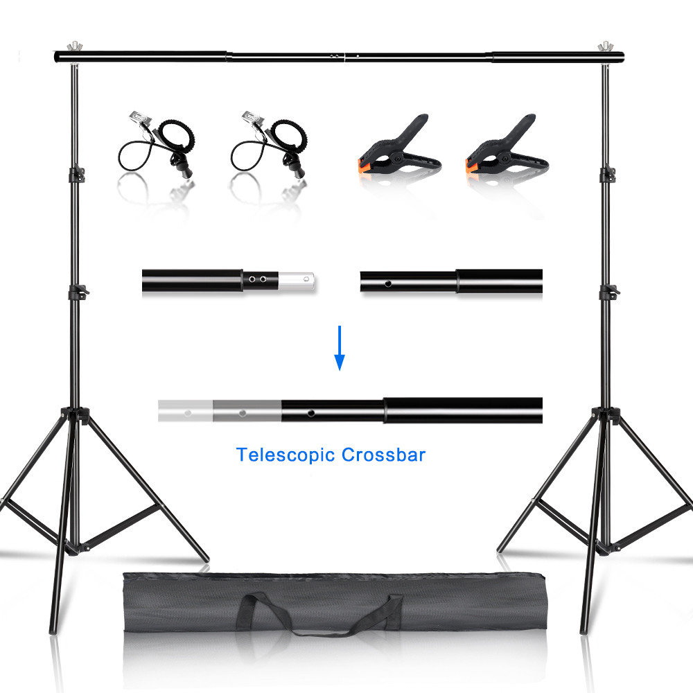Jual Photo Video Studio Backdrop Background Stand Photography Muslin ...