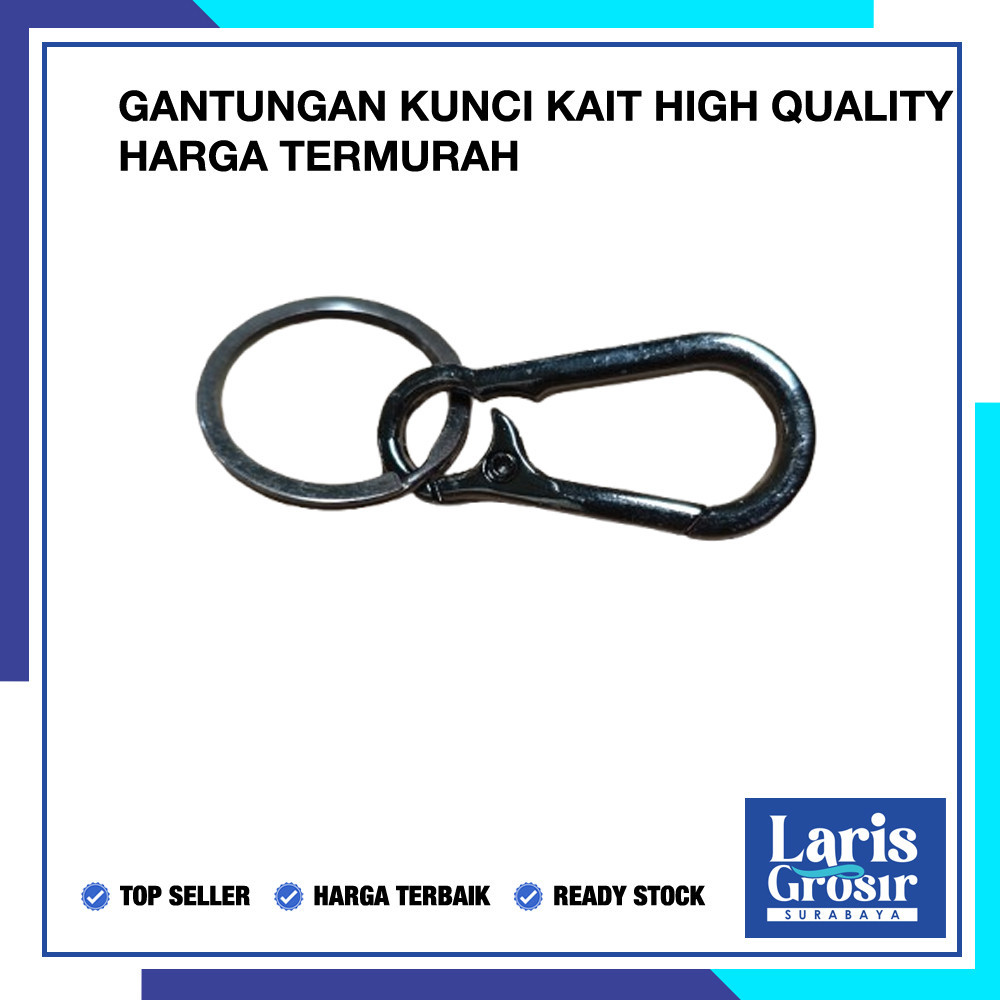 Jual Gantungan Kunci Kait Multifungsi / Gantungan Kunci Stainless Mewah ...