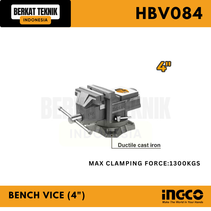 Jual Bench Vice (4") - Catok Paron Ragum Tanggem Meja Putar Inch ...