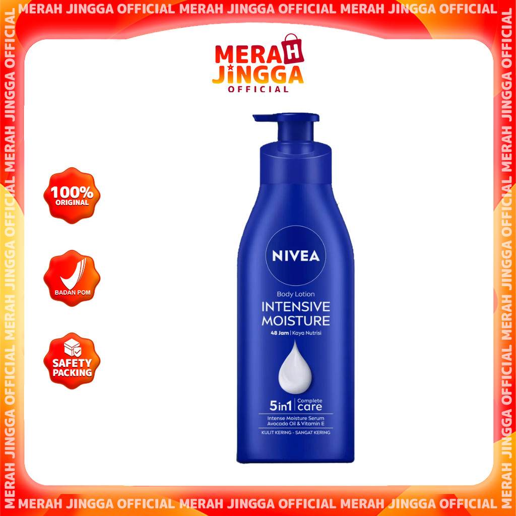 Jual Nivea Intensive Moisture Body Lotion 380ml | Merah Jingga Official | Shopee Indonesia