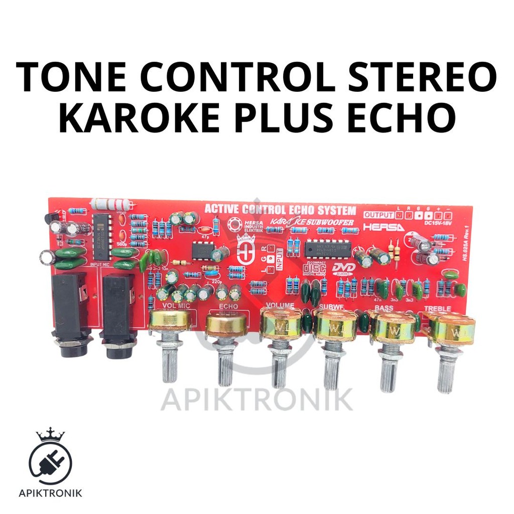 Jual KIT TONE CONTROL HYBRIS STEREO KAROKE PLUS ECHO SUBWOOFER | Shopee ...