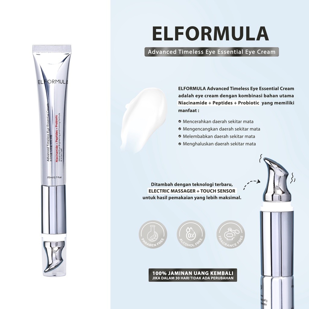 Jual ️Domestika ️ Elformula Advanced Timeless Eye Essential Eye Cream ...