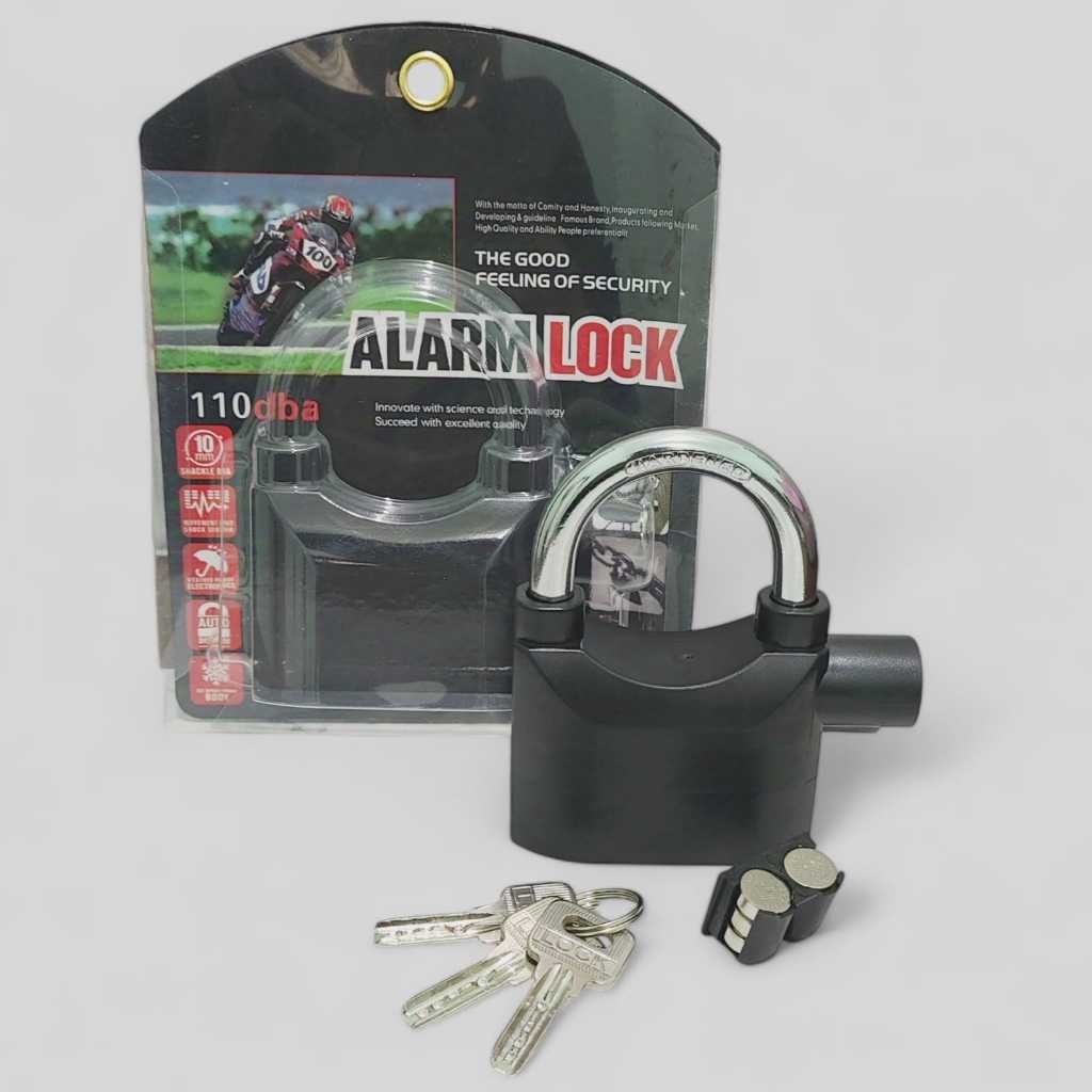 Jual (Fast) Gembok Alarm Anti Maling / Kunci Gembok Alarm Cakram Sepeda ...