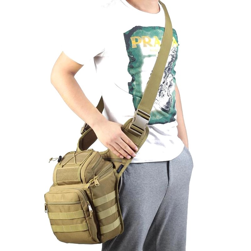 Jual Large Hunting Sling Backpack EDC Tactical Shoulder Bag Molle Chest ...