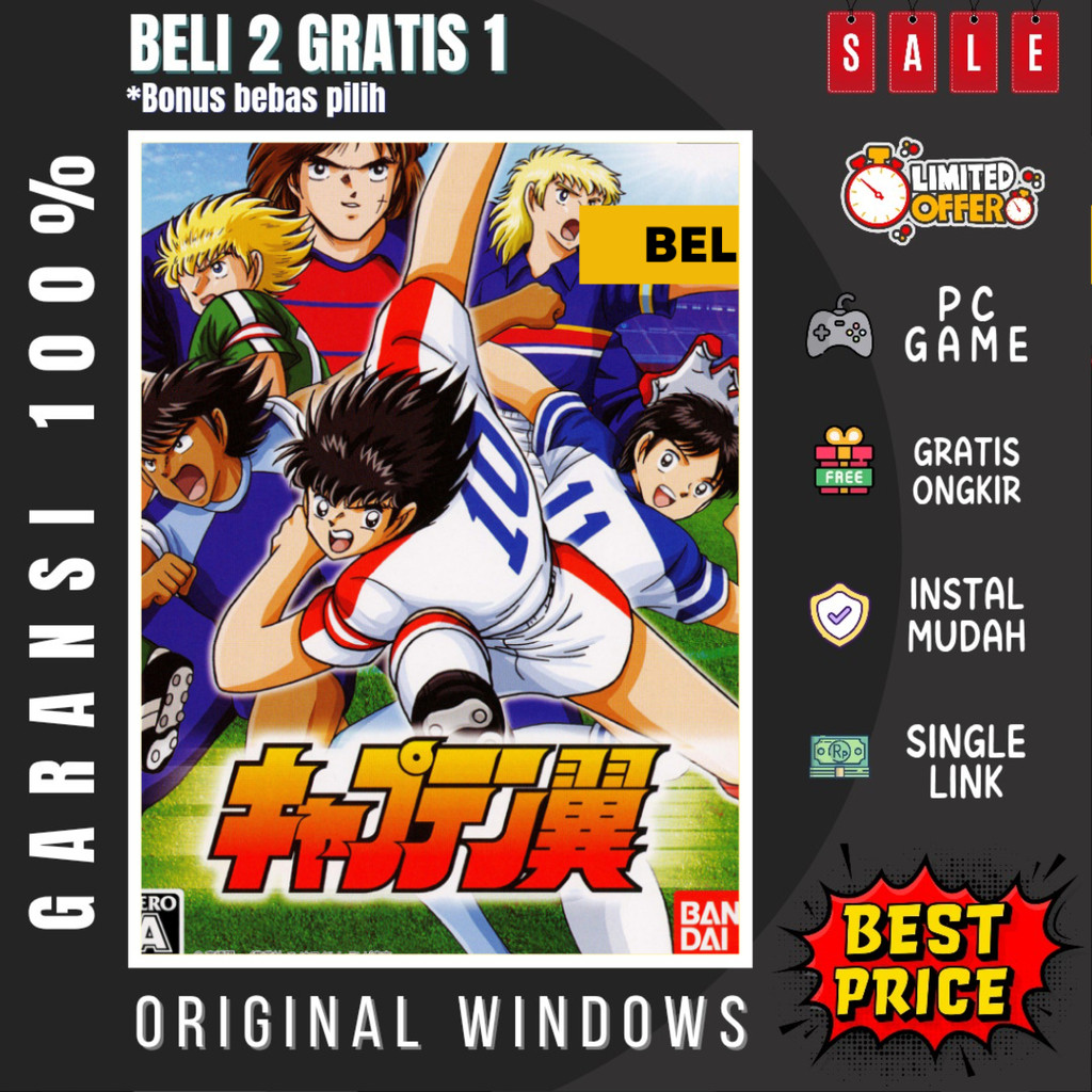 Jual CAPTAIN TSUBASA - GAME PC - GAME LAPTOP - PC GAMES - BELI 2 GRATIS ...