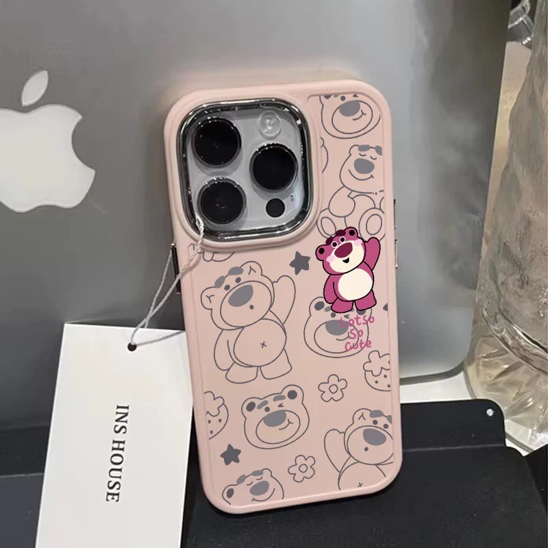 Jual [COD] PYDD CASE Case Lotso iPhone Lucu Pink Casing Hp iPhone 11 11 ...