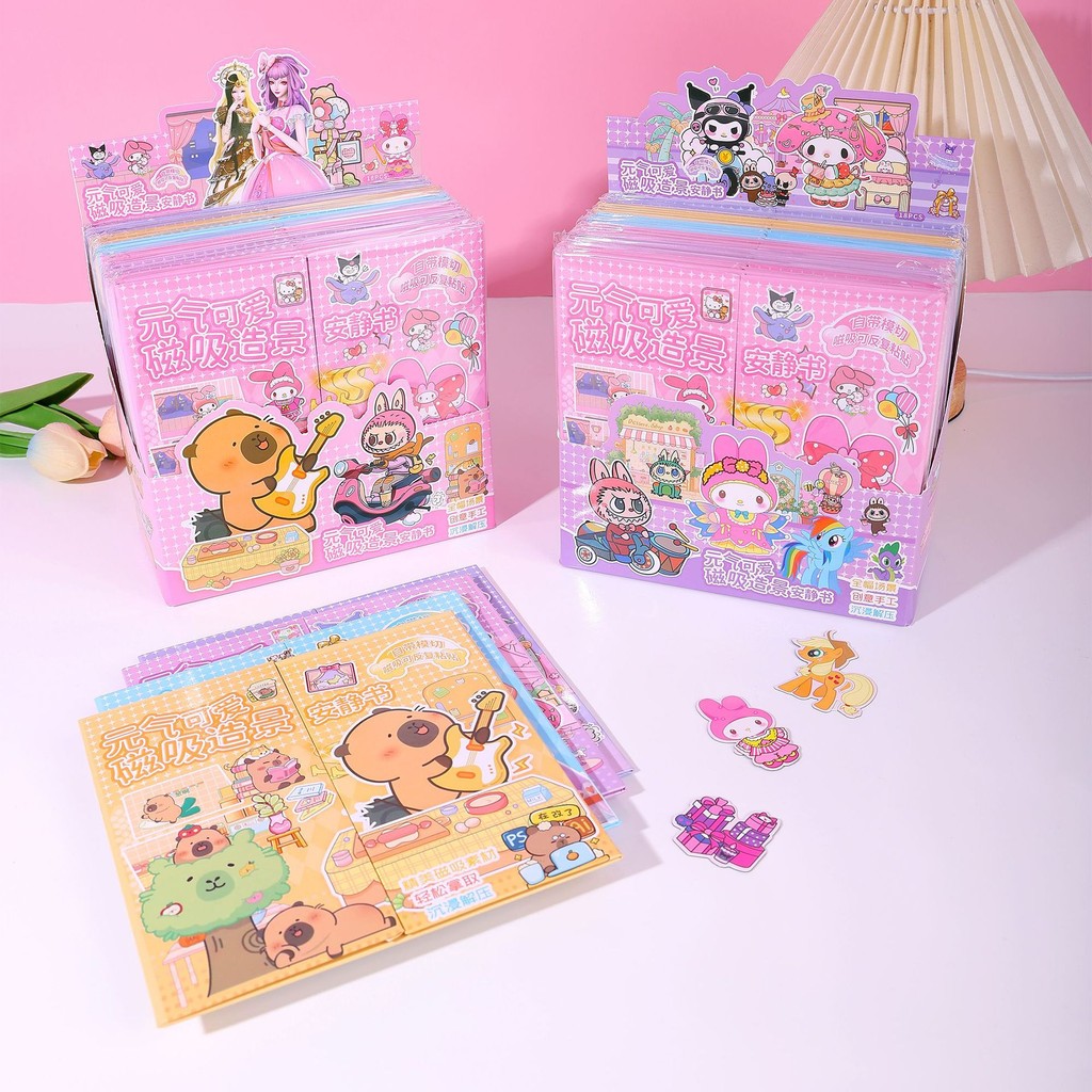 Jual Labubu Capybara Magnetic Book - Mainan Edukasi Anak - Buku Magnet ...