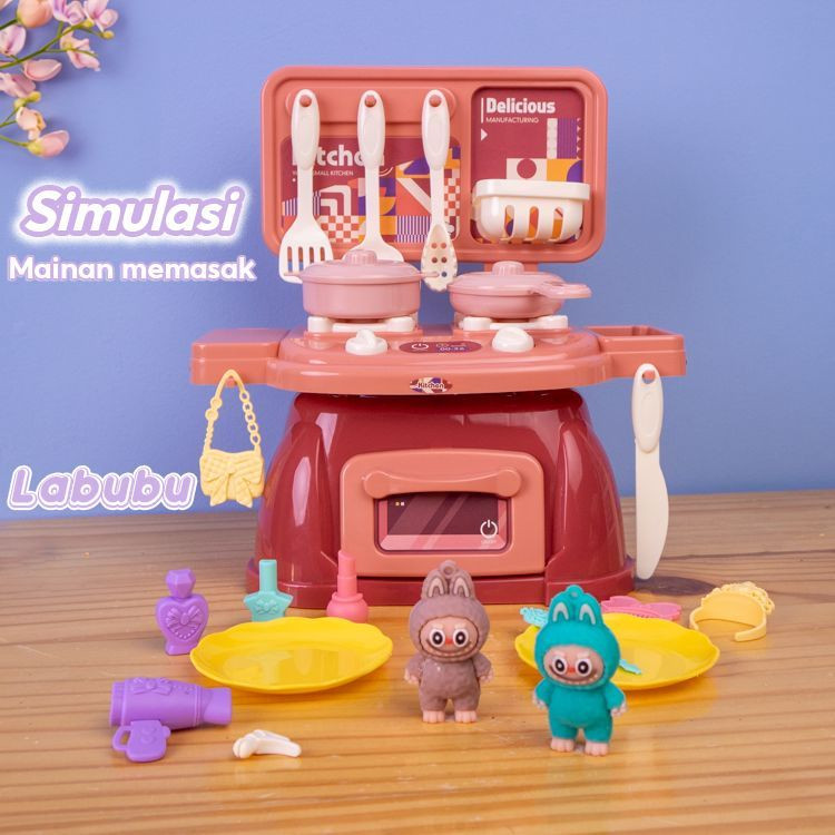 Jual Mainan Labubu Simulasi Dapur Kitchen Set Labubu Untuk Anak / Set ...