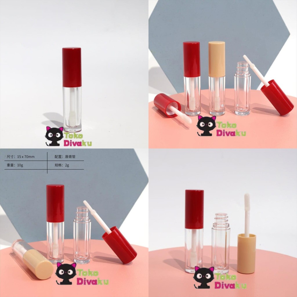 Jual TOKOKUDC TAC091 BOTOL KOSONG LIPGLOSS / LIP TUBE / BOTOL LIPSTICK ...