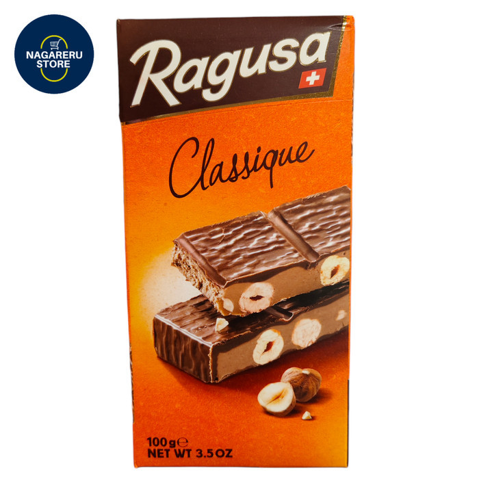 Jual Ragusa classique chocolate (coklat susu isi praline dan kacang ...