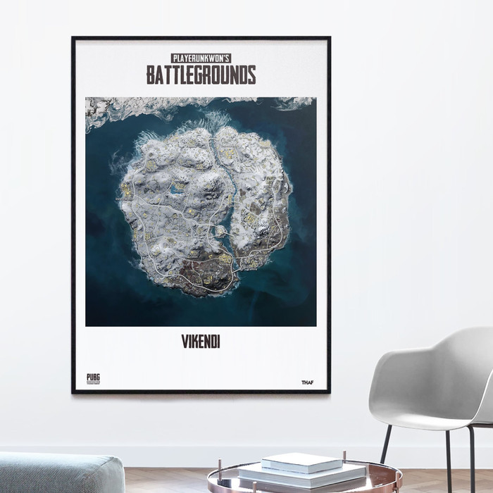 Jual Poster Peta PUBG PAKET LENGKAP (4 MAP) Limited - UKURAN B2 ...