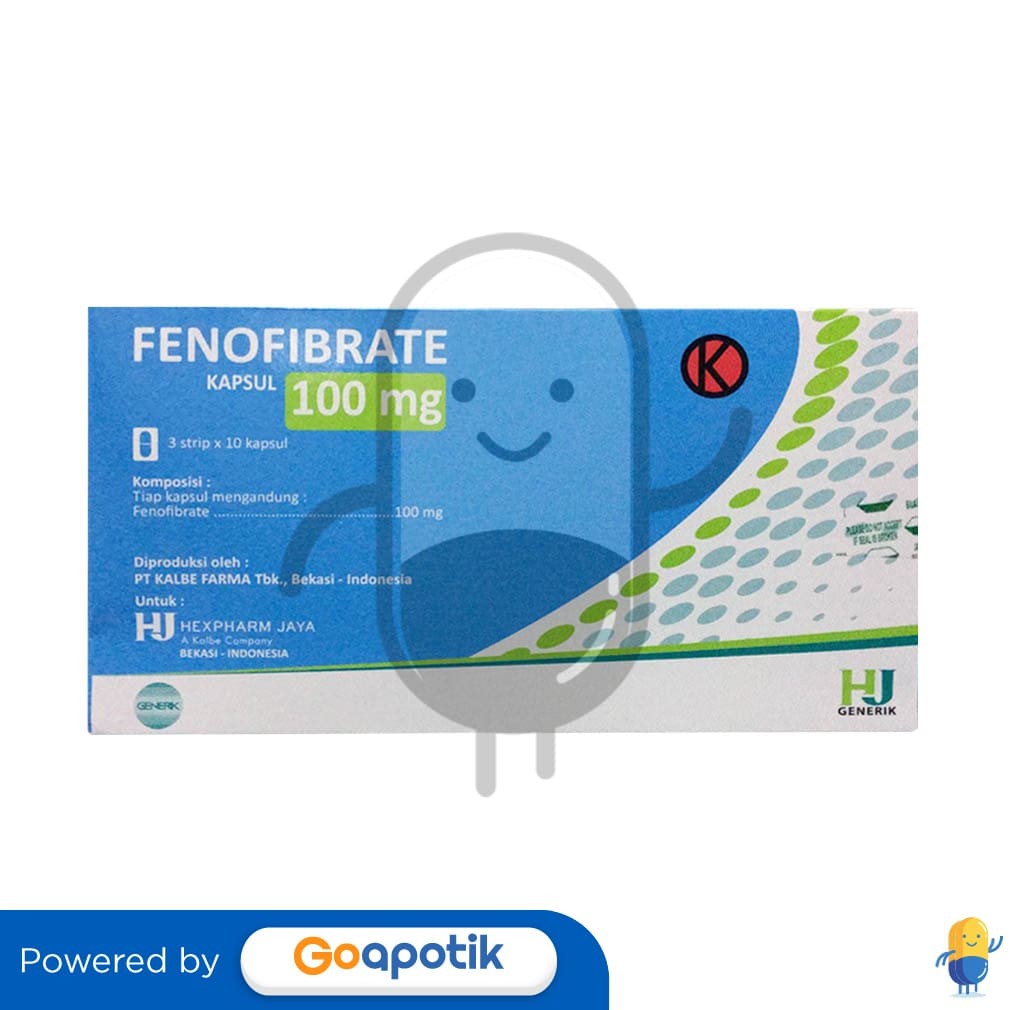 Jual Fenofibrate Hexpharm 100 Mg Box 30 Kapsul | Shopee Indonesia