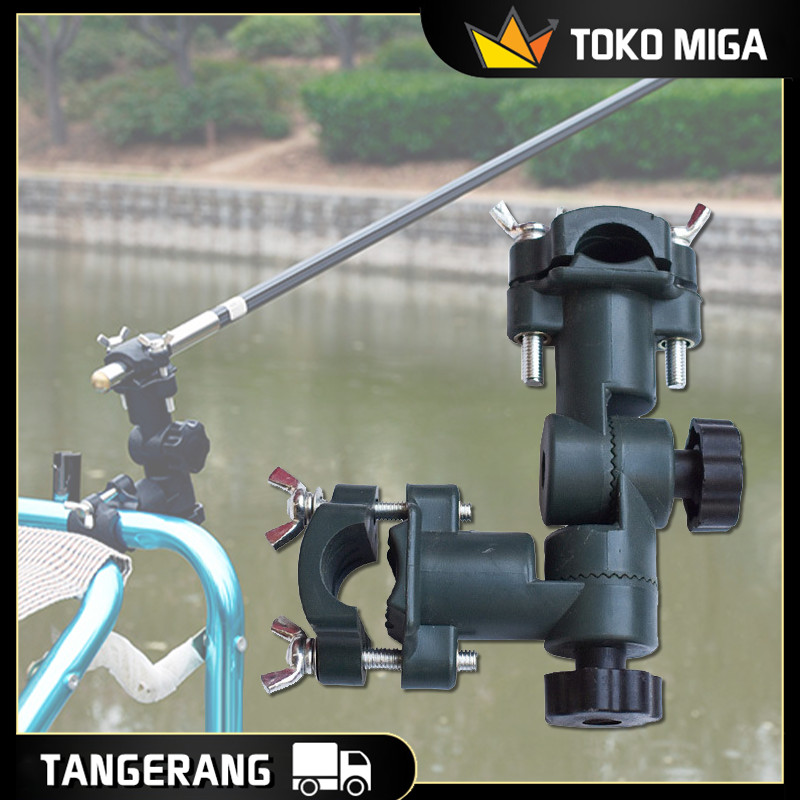 Jual Cagak Payung Mancing Adjustable 360 Derajat Senderan Pancing Untuk ...