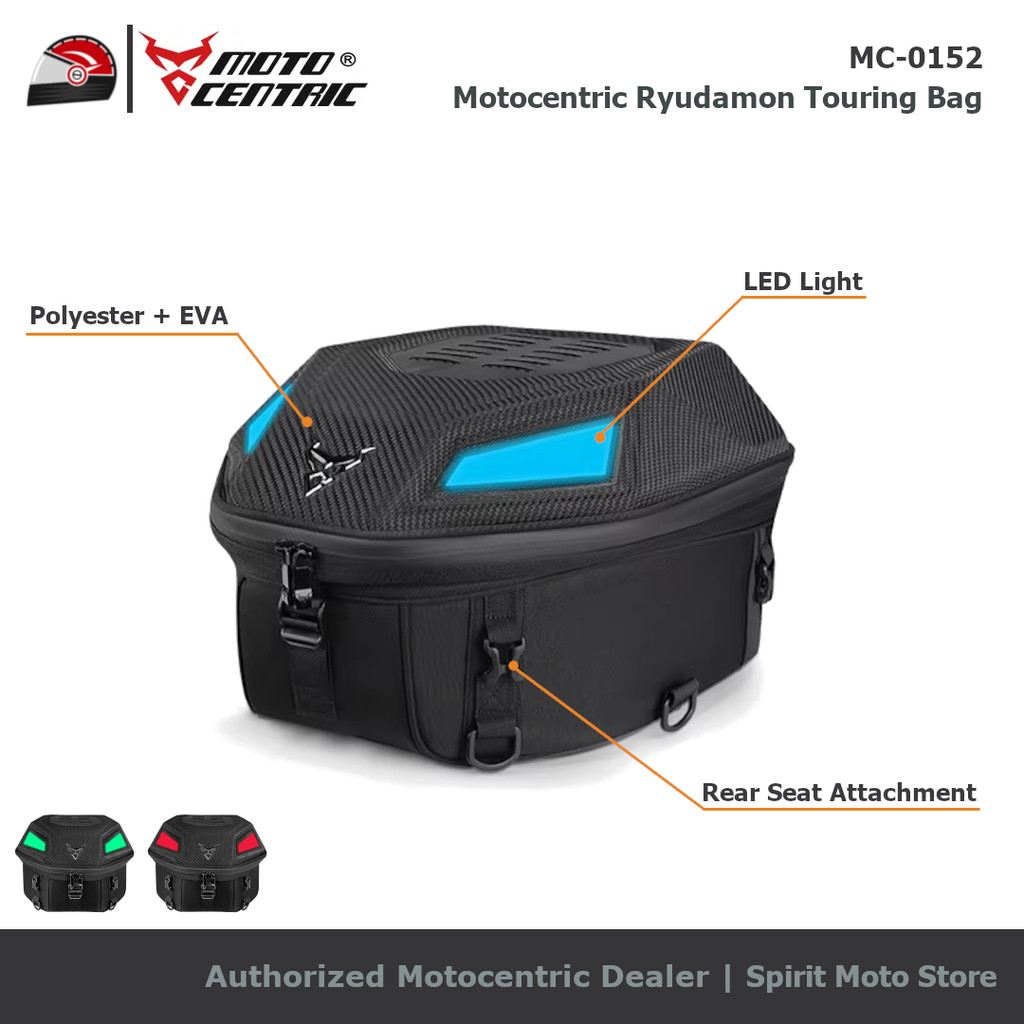 Jual Motocentric Ryudamon Tail Bag | Tas Touring Motor Riding Seat Bag ...