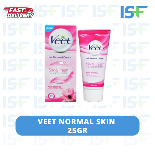 Jual ⭐ISF⭐Veet Normal Skin Pink - 25 gram / Perontok Bulu Kulit Normal ...