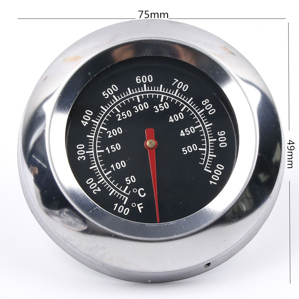Jual Barbecue Thermometer Stainless Steel Oven Cooker Thermometer Grill ...