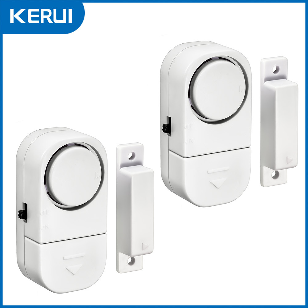 Jual KERUI Door Window Sensor Independent Opening Magnetic Door Sensor ...
