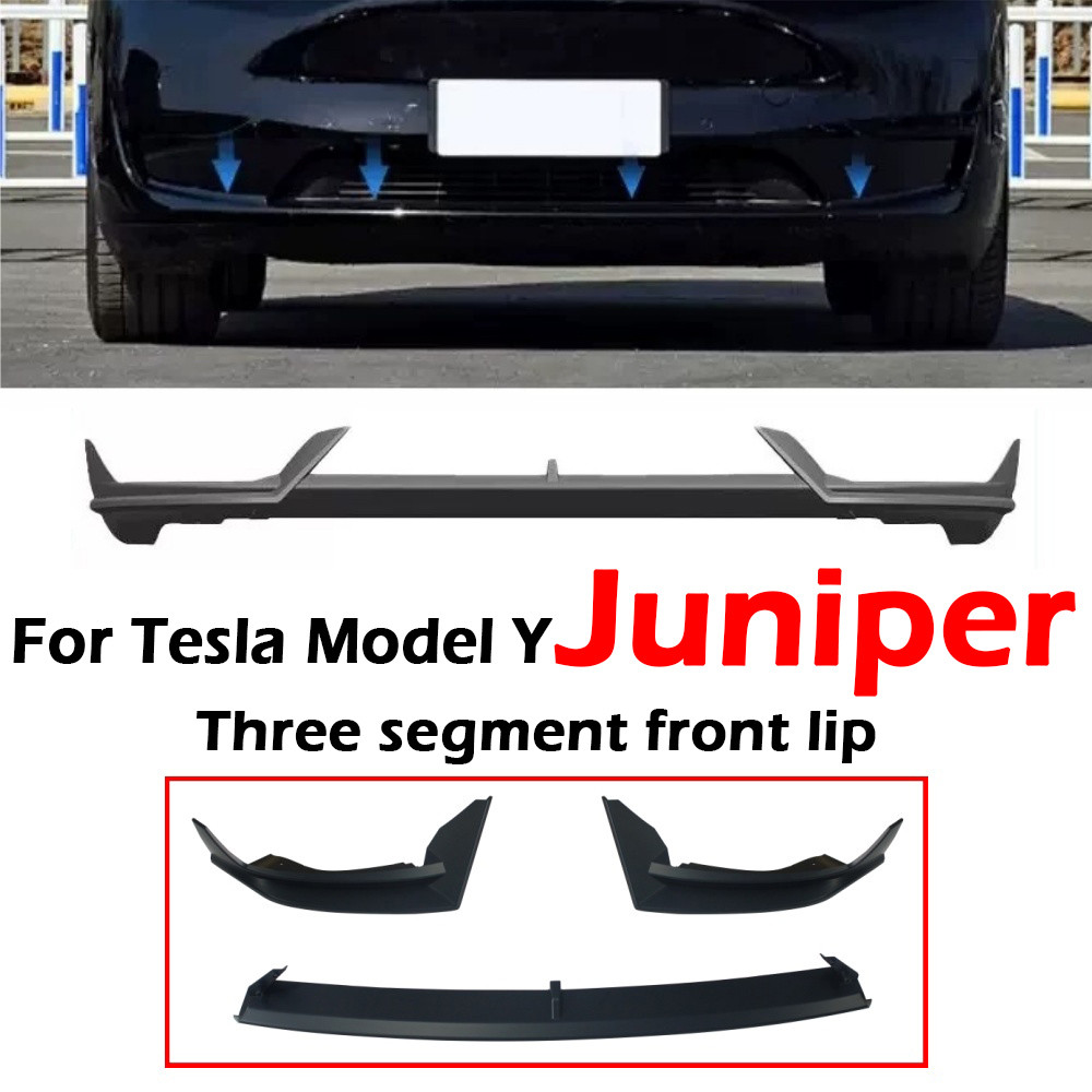 Jual Front Bumper Lip Spoiler Body Kit for New Tesla Model Y Juniper ...