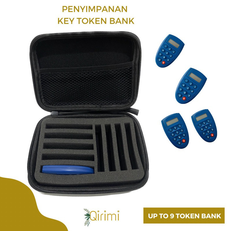 Jual TAS TEMPAT PENYIMPANAN KEY TOKEN BANK FOAM PORTABLE / KEY BCA MANDIRI CASE - SIZE M ISI 9 ...