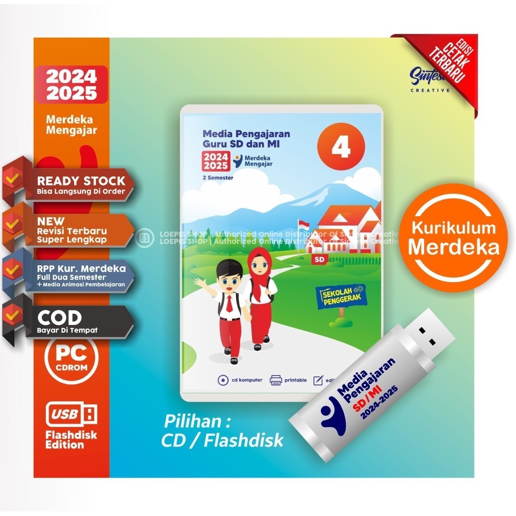 Jual CD/FD RPP MODUL AJAR KURIKULUM MERDEKA SD/MI KELAS 4 REVISI TERBARU CP 032 TA 2024-2025 ...