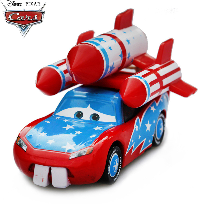 Jual Disney Pixar Cars Rocket Fireworks McQueen Mater Diecast Car Model ...