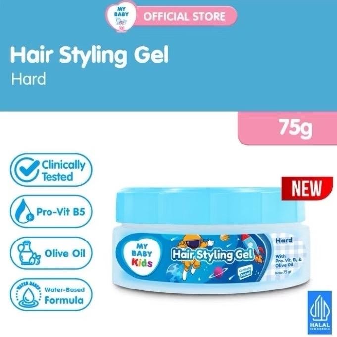 Jual MY BABY Kids HAIR Styling Gel 75gr Minyak Rambut Pomade Anak ...