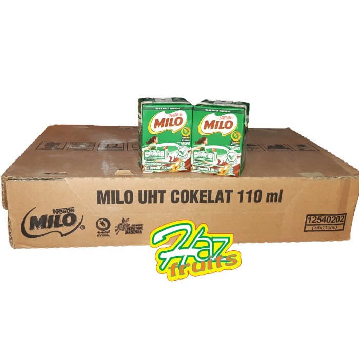 Jual Susu UHT Milo 110 Ml Susu Milo Cokelat Milo Kotak Nestle Susu ...