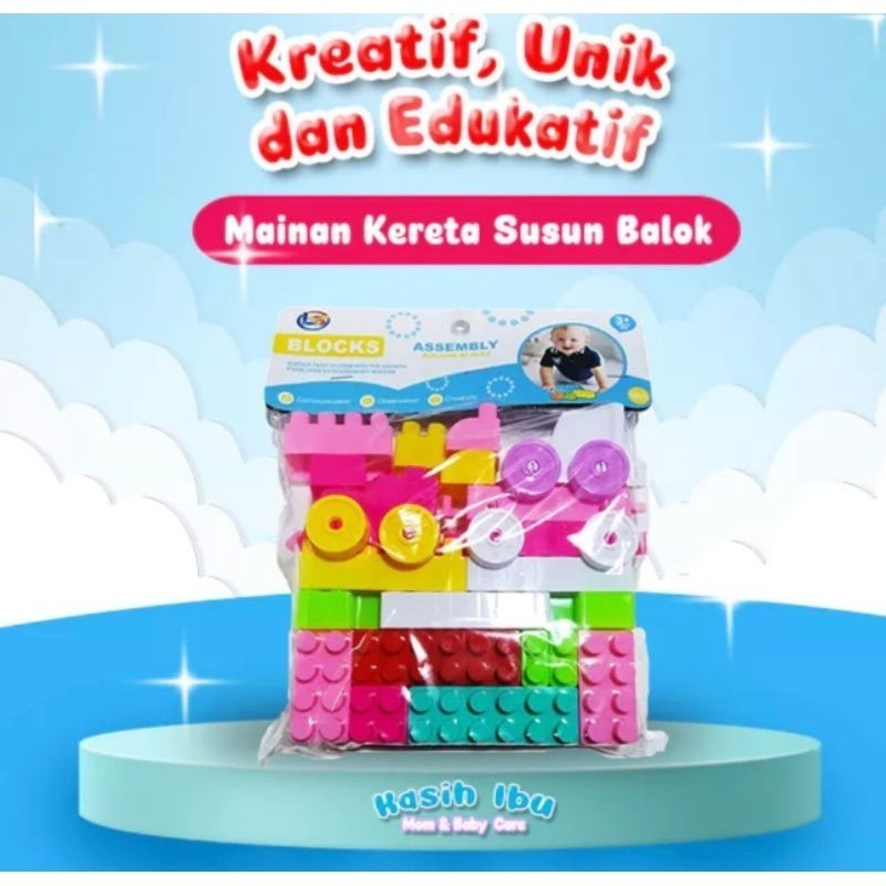 Jual MAINAN ANAK BLOK BLOCKS LEGO KERETA SUSUN BALOK PUZZLE PAZEL EDUKASI ANAK | Shopee Indonesia
