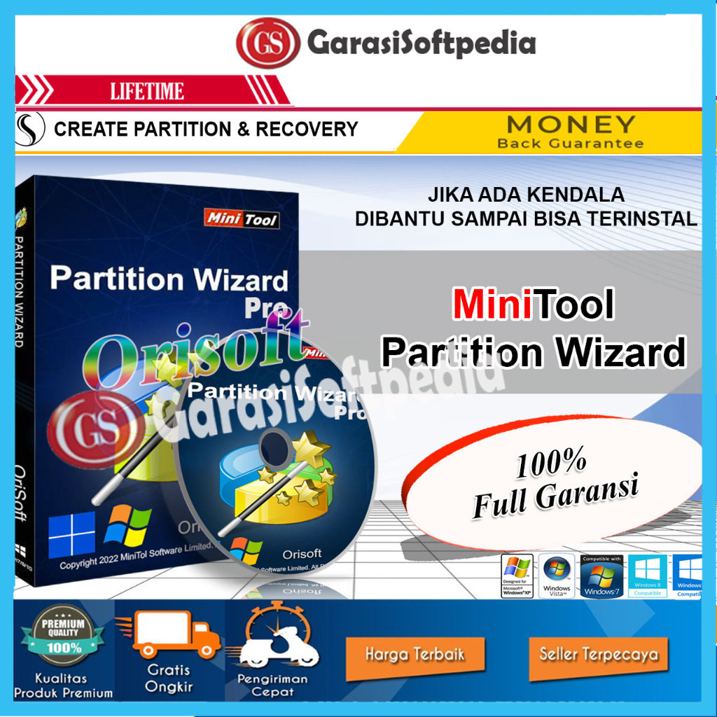 Jual Minitool Partition Wizard 12.8 Pro 2025 Dan Data Recovery Lifetime ...