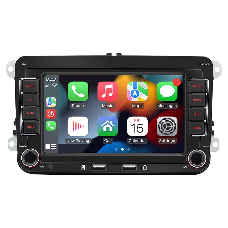 Jual 7 Inch Car Stereo Wireless Carplay Android GPS Navigation 2USB Mp5 ...