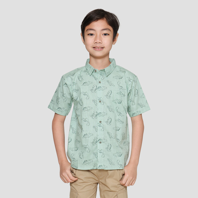 Jual Little M Dino Cross Kemeja Anak Laki-laki 121226941 | Shopee Indonesia