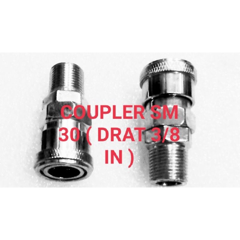 Jual COUPLER SM 30 ( DRAT 3/8 INCHI ) | Shopee Indonesia