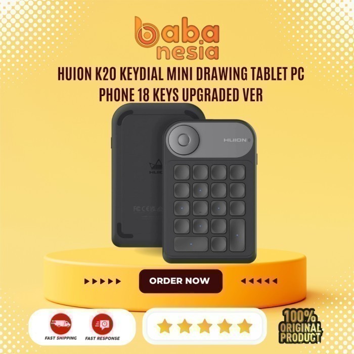 Jual HUION K20 KeyDial Mini Drawing Tablet PC Phone 18 Keys UPGRADED ...