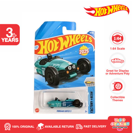 Jual Hot Wheels Morgan Super 3 Tosca - Lot A 2025 | Shopee Indonesia