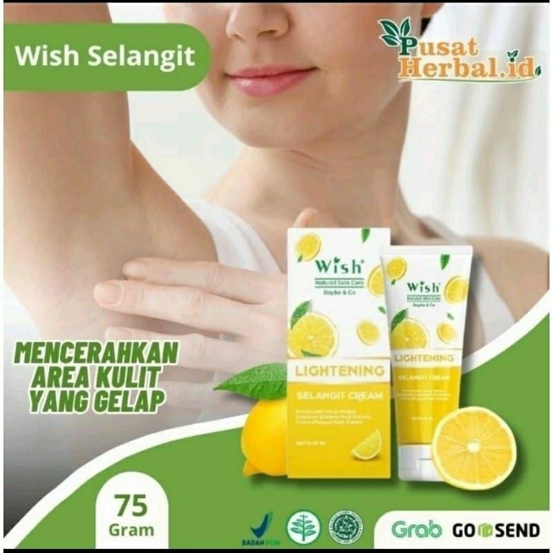 Jual Wish LIGHTENING SELANGIT CREAM MENGATASI AREA TUBUH YANG MENGHITAM WISH LIGHTENING CREAM ...