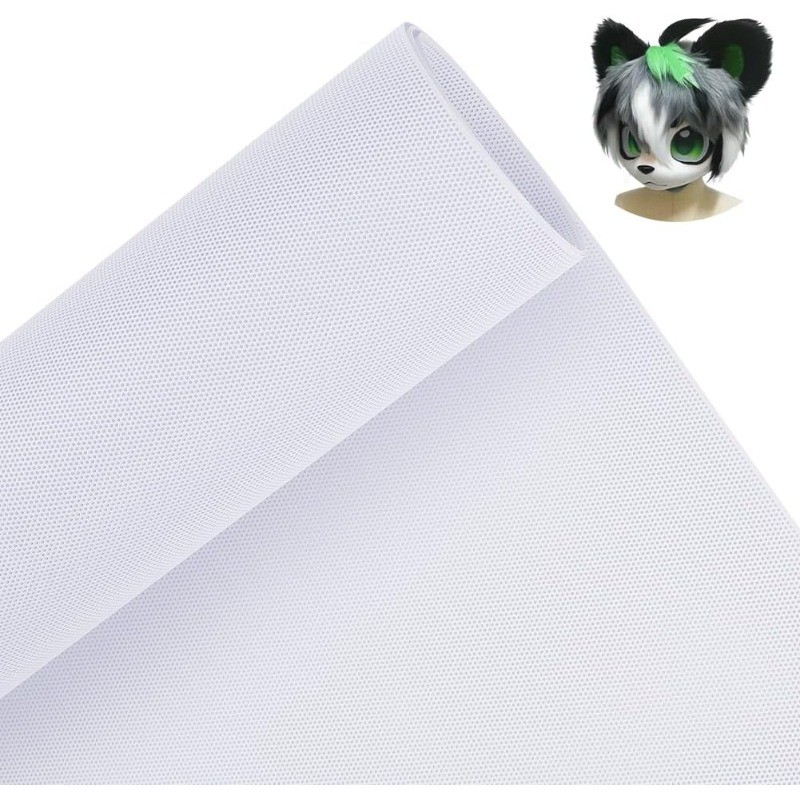 Jual 1 pc Custom Fursuit Eye Mesh 39x11.8inch White PVC Net 0.45mm ...