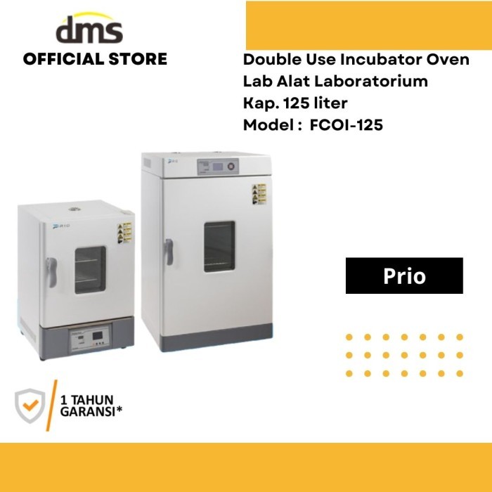 Jual Double Use Incubator Oven Lab Alat Laboratorium Kap. 125 liter ...