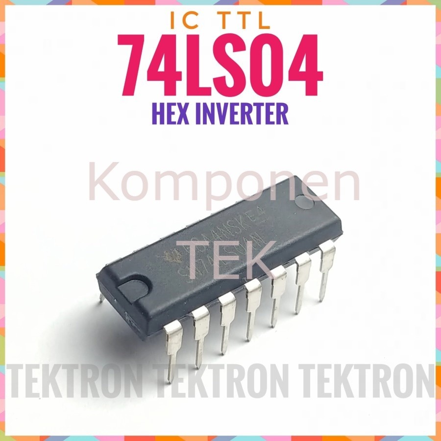 Jual IC TTL 74LS04 7404 Hex Inverter Texas ST National Hitachi | Shopee ...