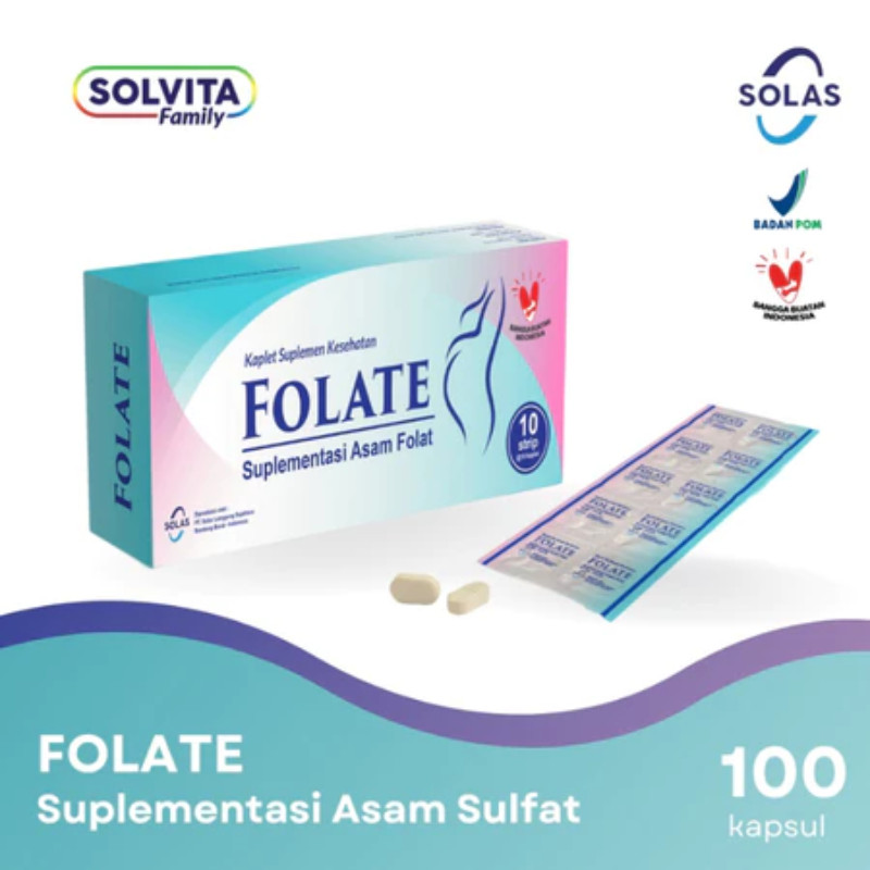 Jual Folate Box isi 100 kapsul - Suplementasi Asam Folat | Shopee Indonesia