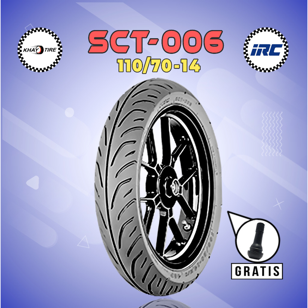 Jual Ban Depan Motor HONDA PCX 160 IRC SCT-006 110/70 Ring 14 Tubeless ...